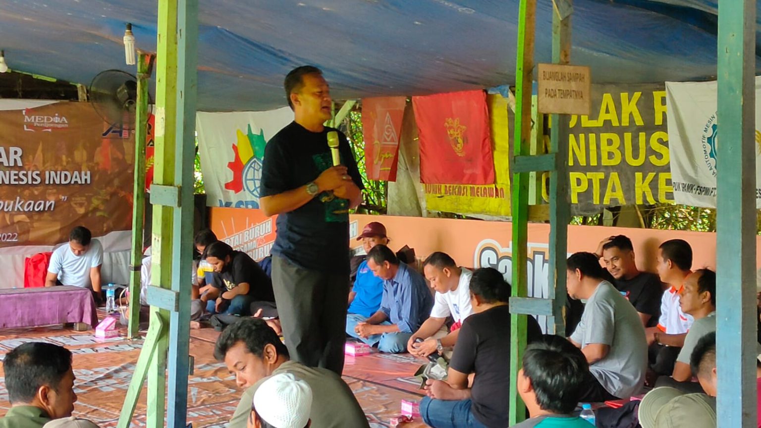 Rapat Akbar PUK SPAI FSPMI PT. Sari Enesis Indah : Terbuka ...