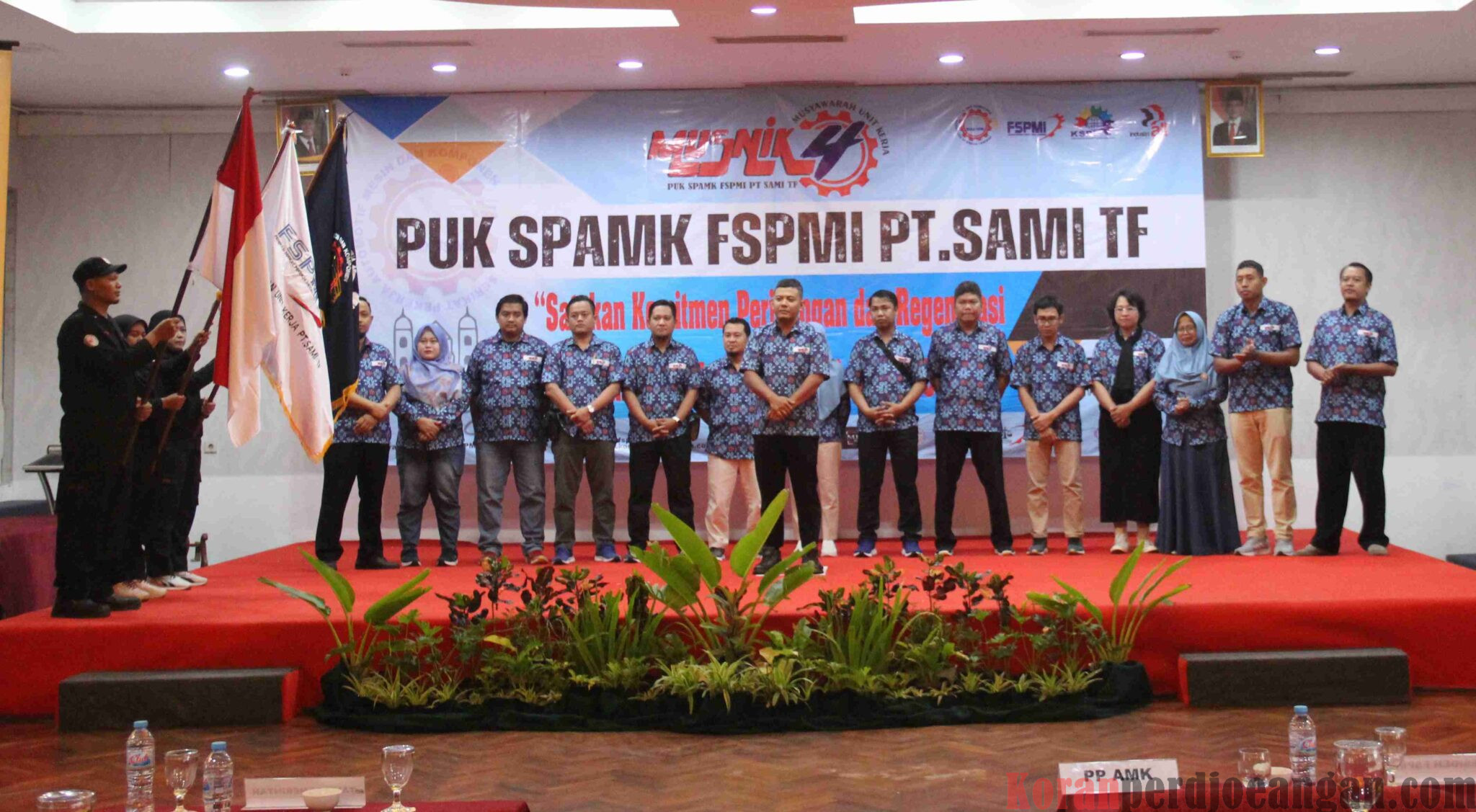 Terpilih Menjadi Ketua PUK SPAMK FSPMI PT SAMI TF Periode 2024 - 2027, Inilah Susunan Lengkap ...