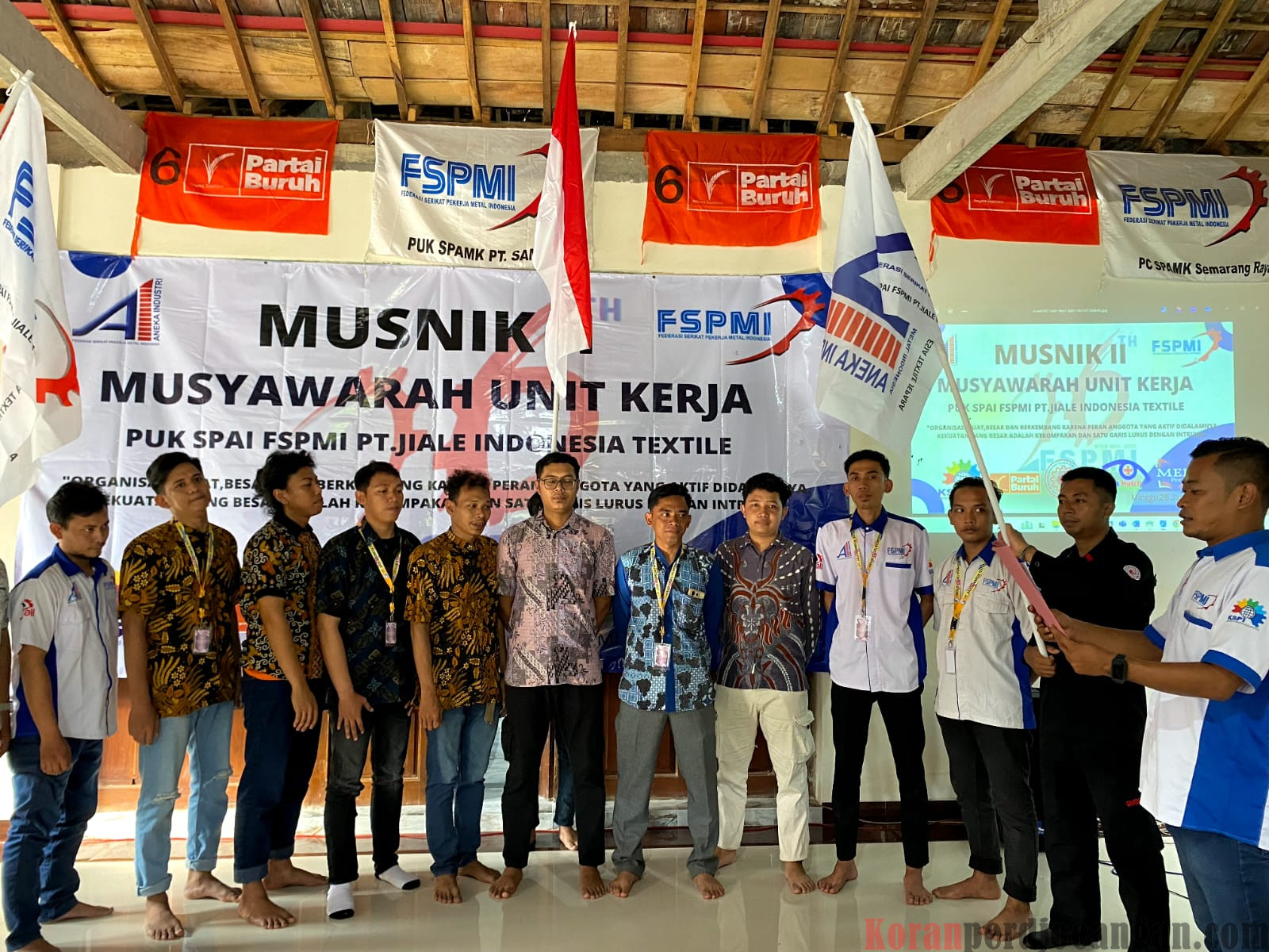 Dany Kusuma Menjadi Ketua, Ini Susunan Lengkap Kepengurusan PUK SPAI FSPMI PT. Jiale Indonesia ...